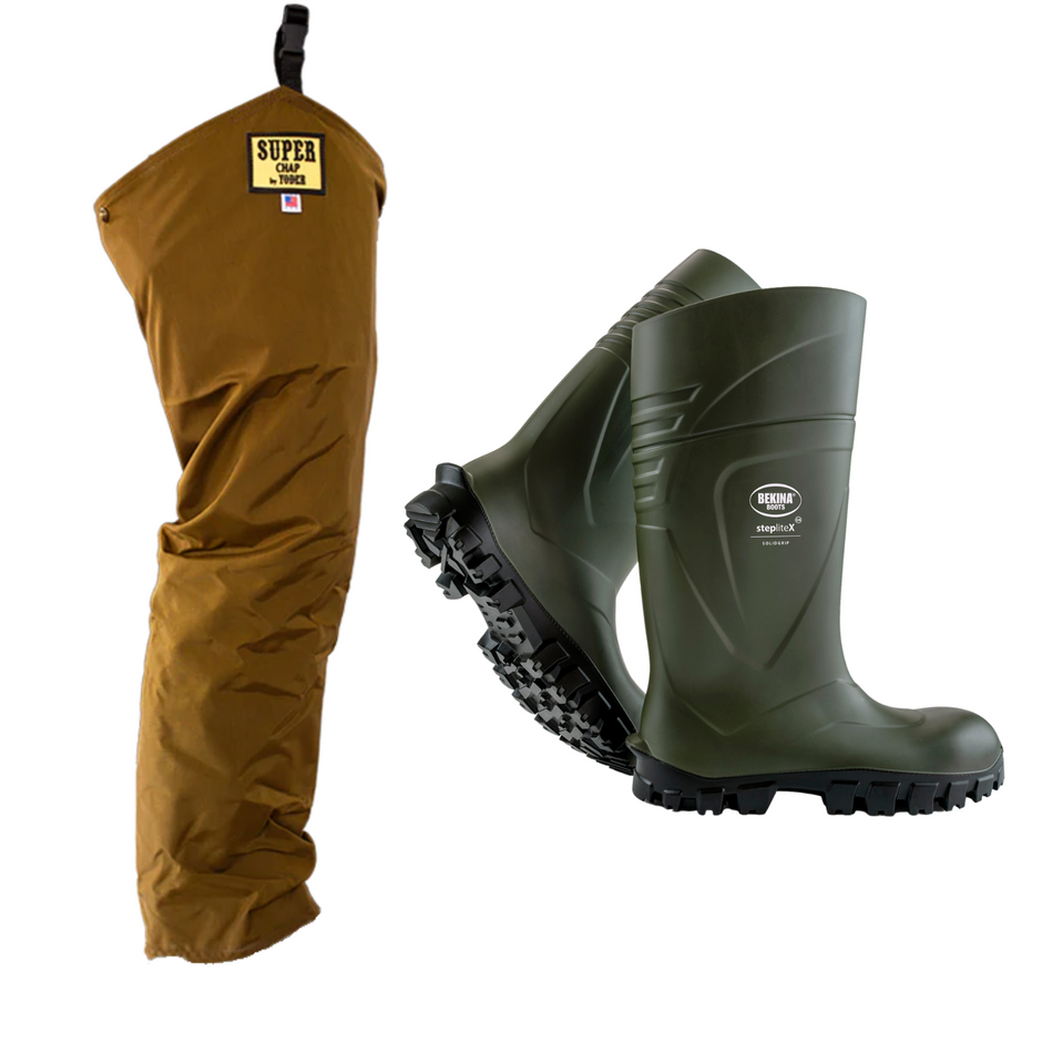 Boots with Chaps – DARK:30 HUNTING SUPPLY